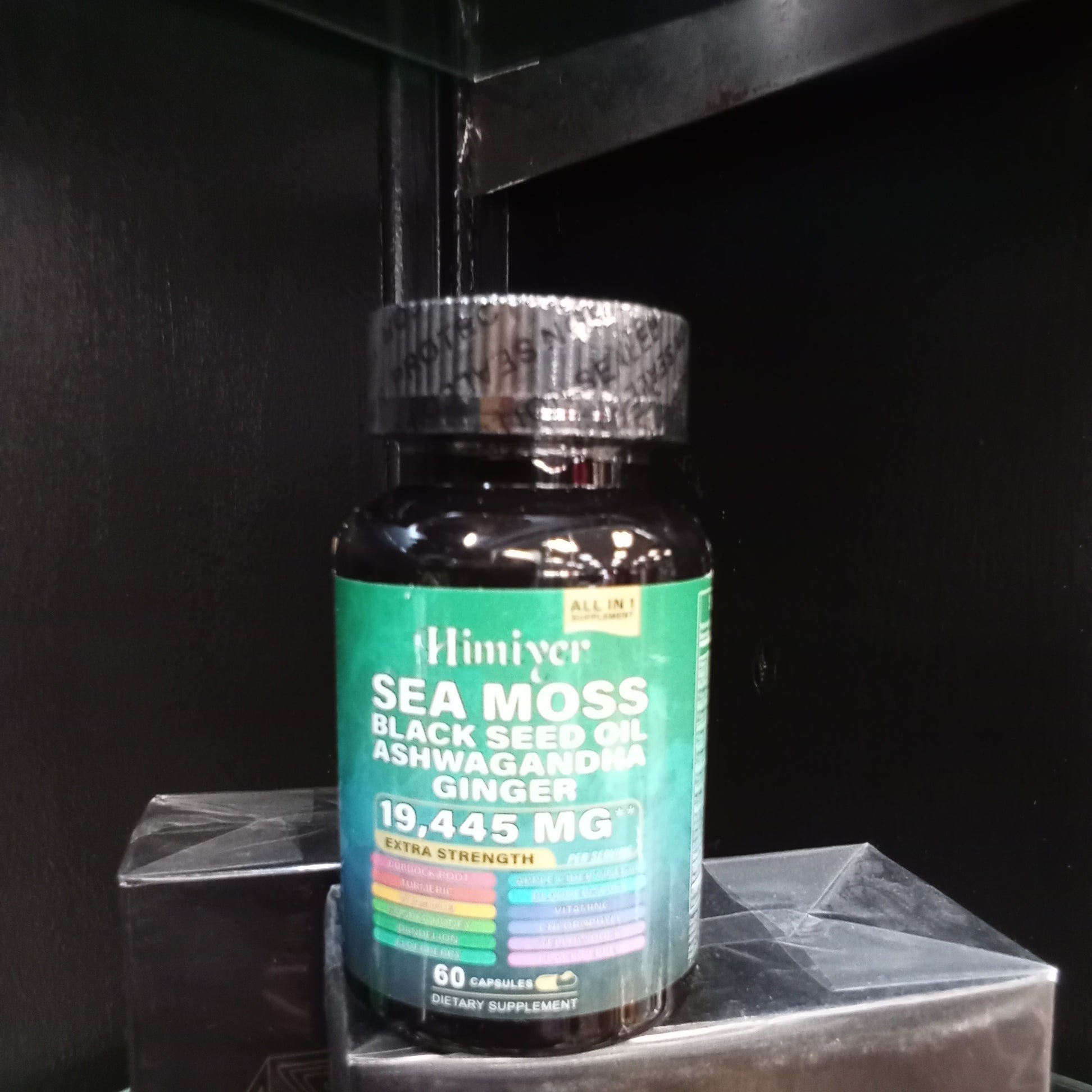 Himiyer - Sea Moss,Black Seed Oil, Ashwagandha, Ginger Capsules | The ...